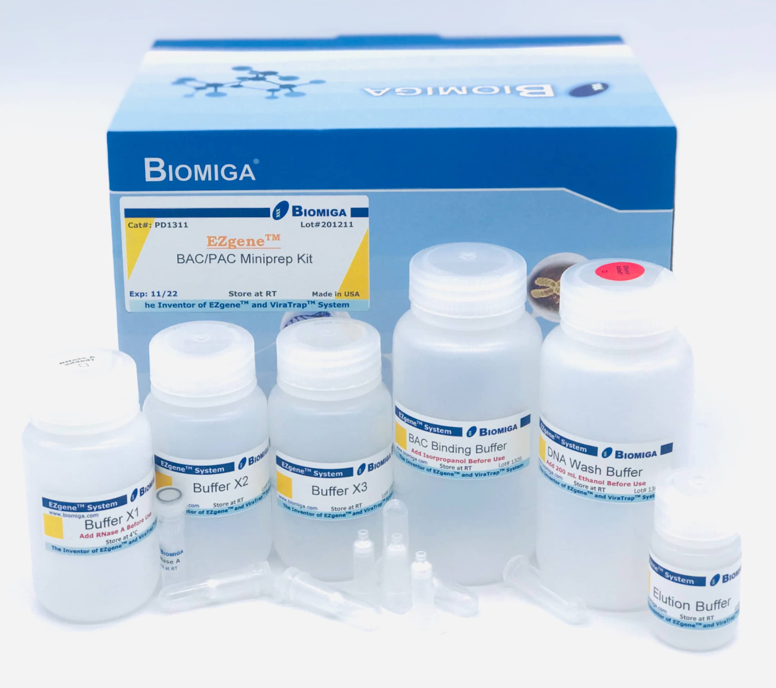 BAC/PAC Isolation Kit - Biomiga