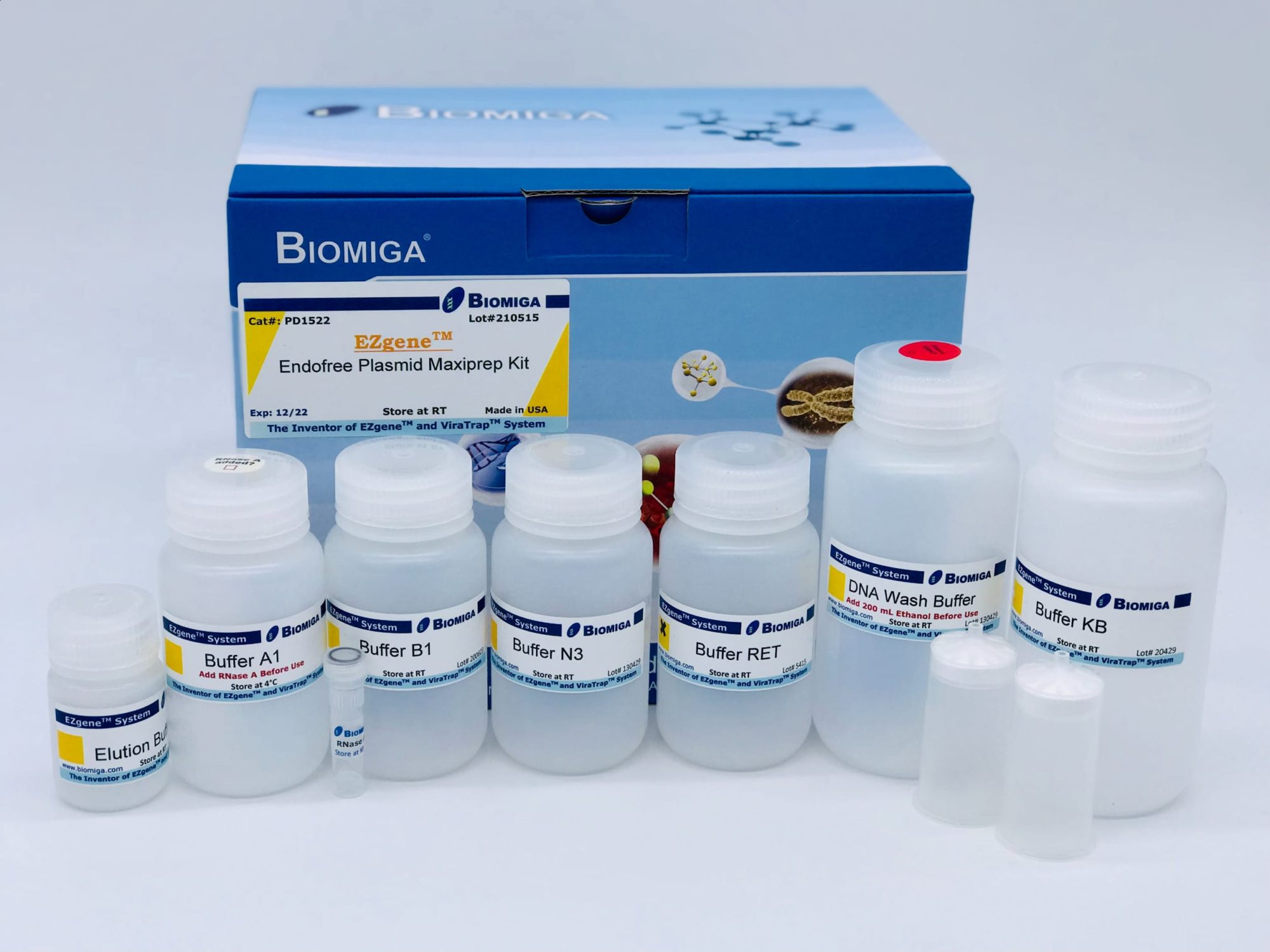Endofree Plasmid Ezflow Ezfilter Maxi Kit Biomiga