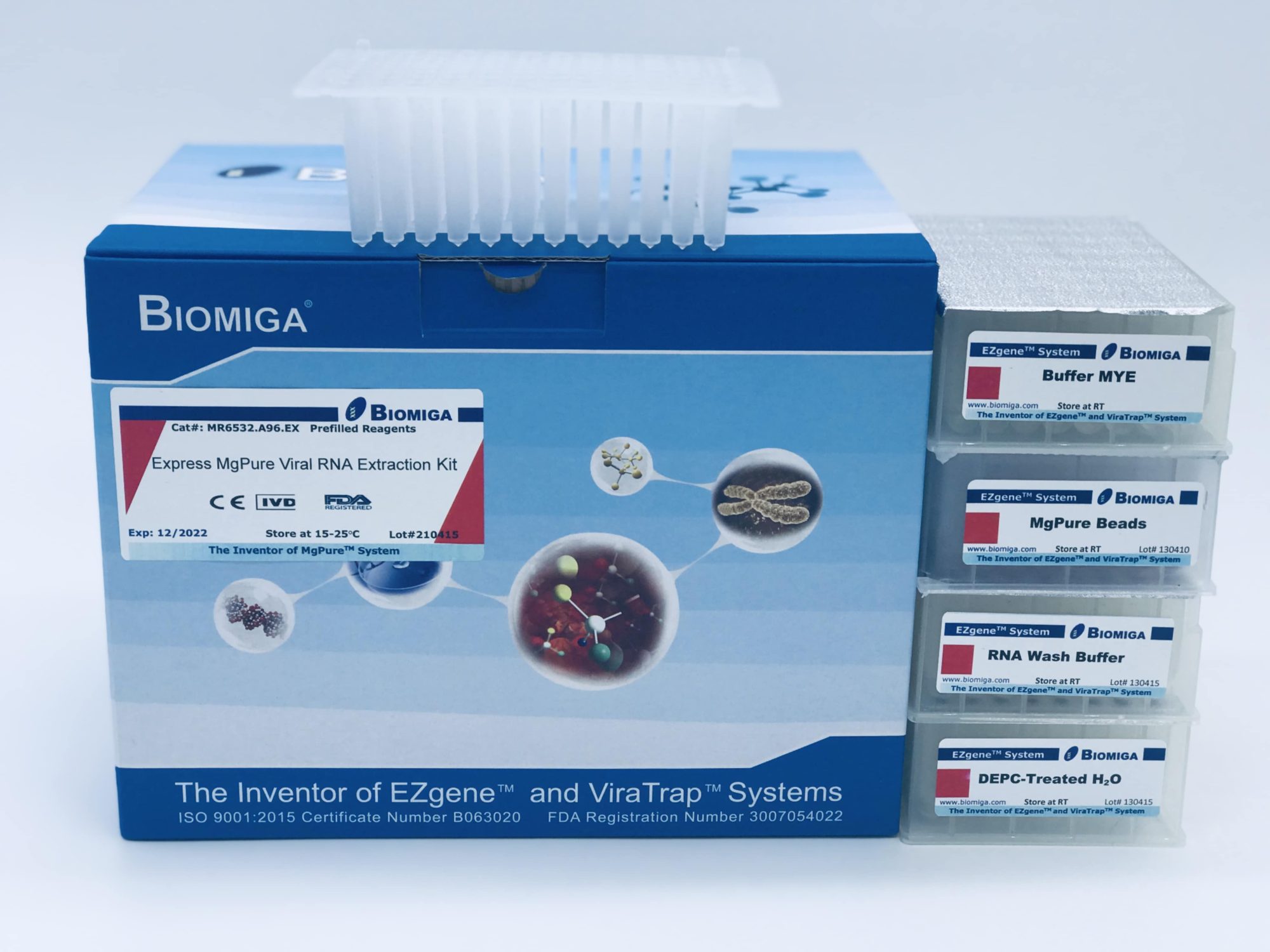 Express MgPure Viral RNA Purification Kit, prefilled - Biomiga