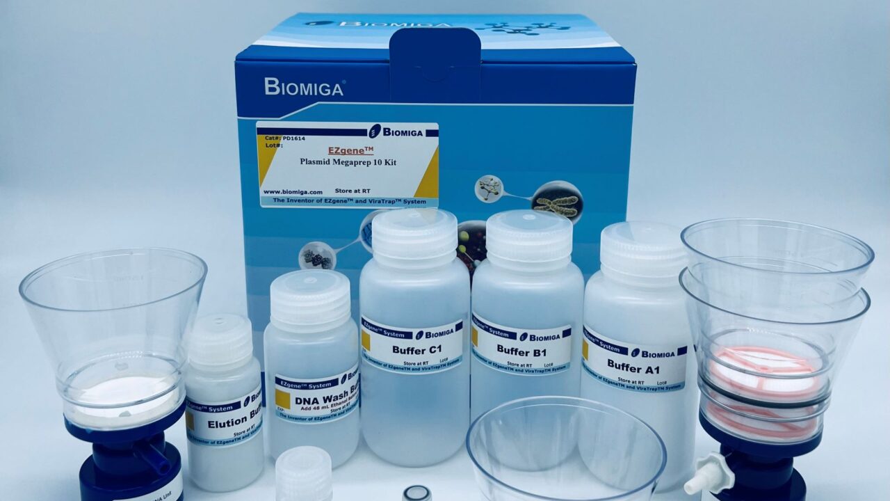 EZgene PlasmidMegaprep 10 Kit - Biomiga