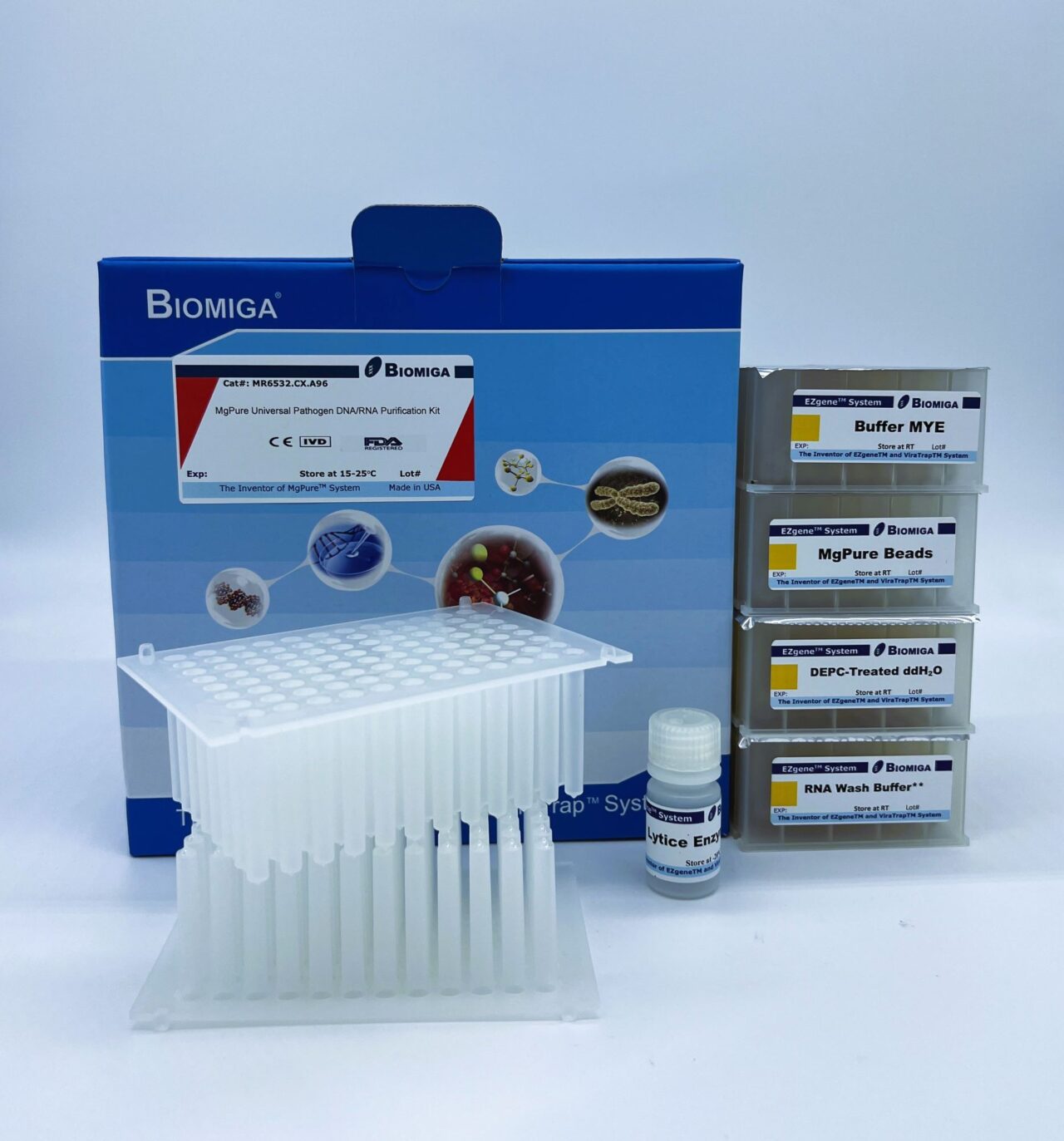 MgPure Universal Pathogen DNA/RNA Purification Kit - Biomiga